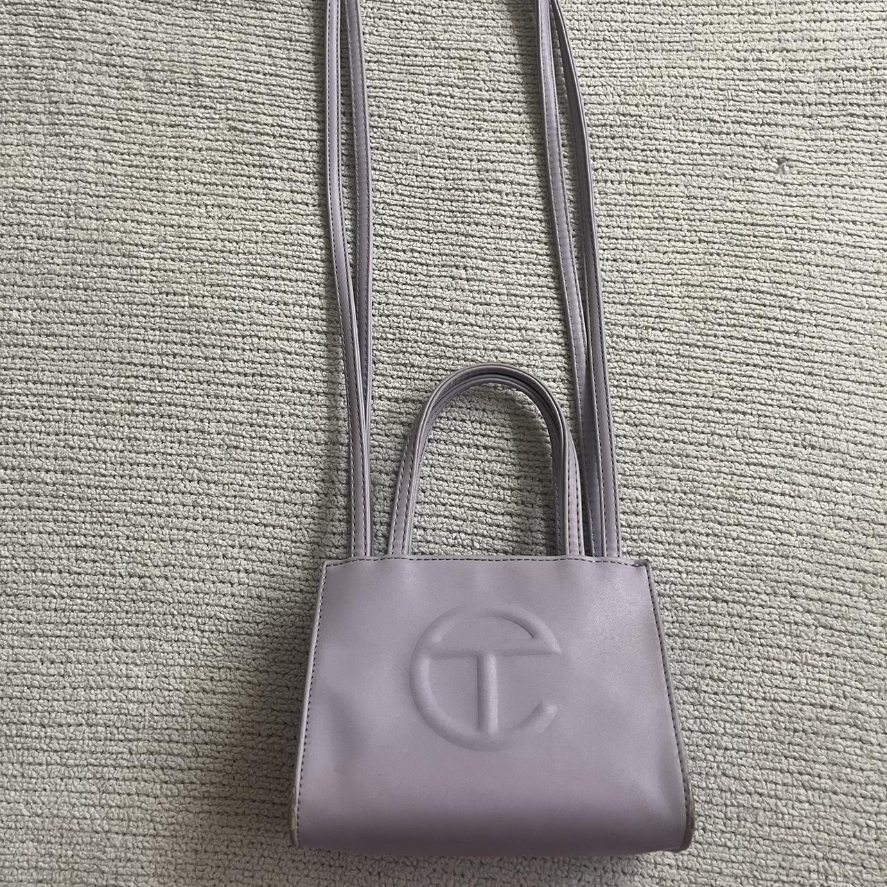 Lavender mini telfar tote Has normal wear and tear - Depop