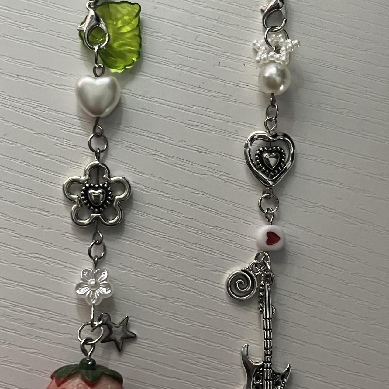 nana and hachi anime inspired keychains/phone charms... - Depop