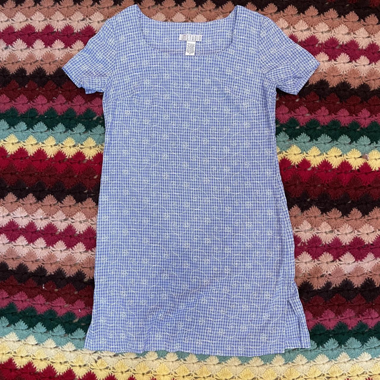 Vintage mini dress JM Studio Listed as size 6 Made... - Depop