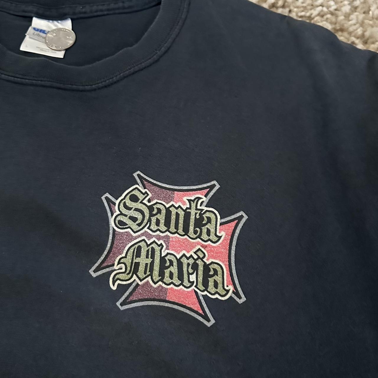 y2k santa maria car tee men’s size large has a nice... - Depop