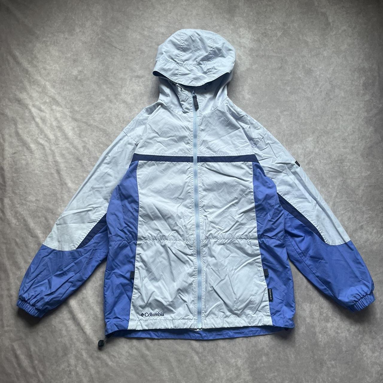Vintage early 2000s Columbia zip up ski shell jacket... - Depop
