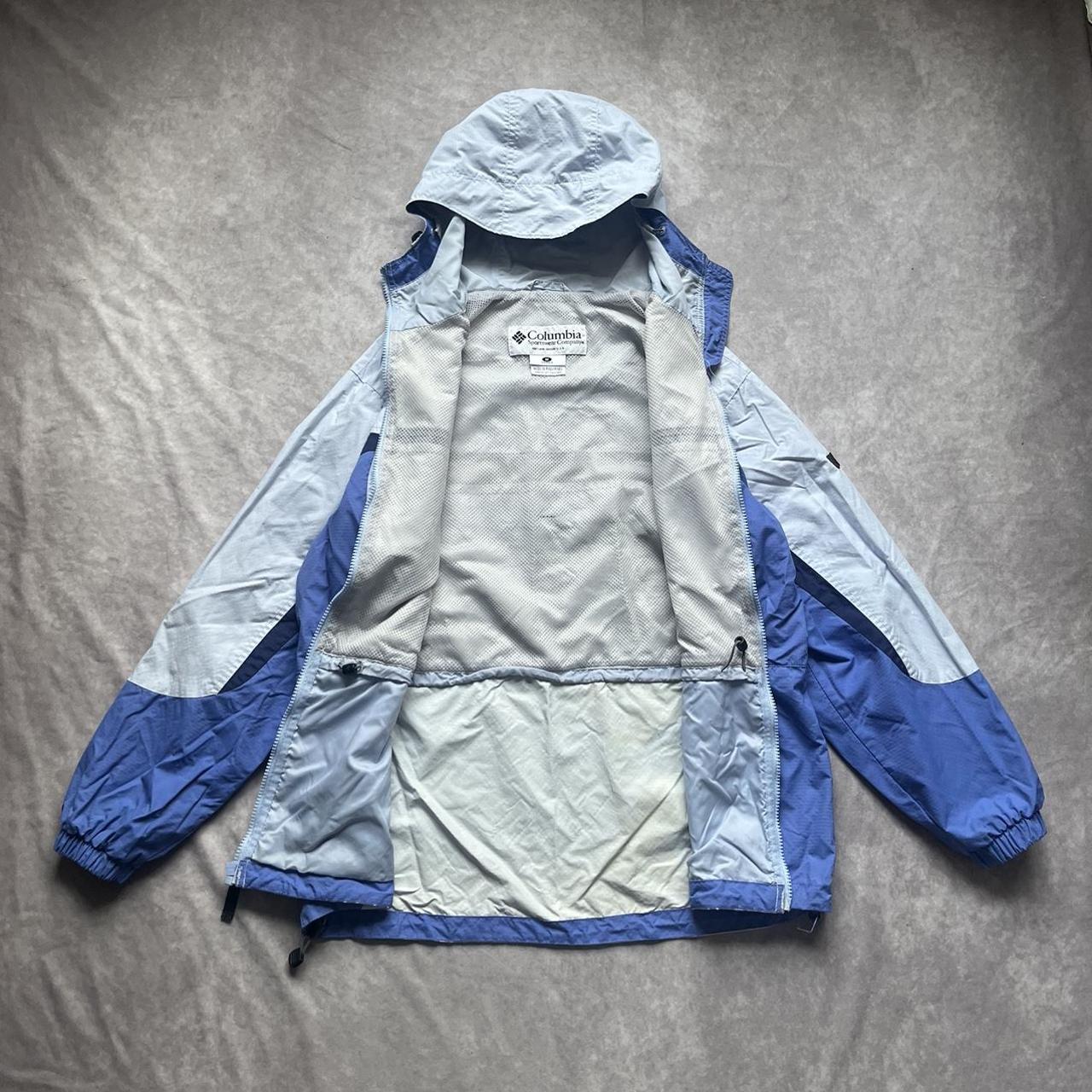 Vintage early 2000s Columbia zip up ski shell jacket... - Depop