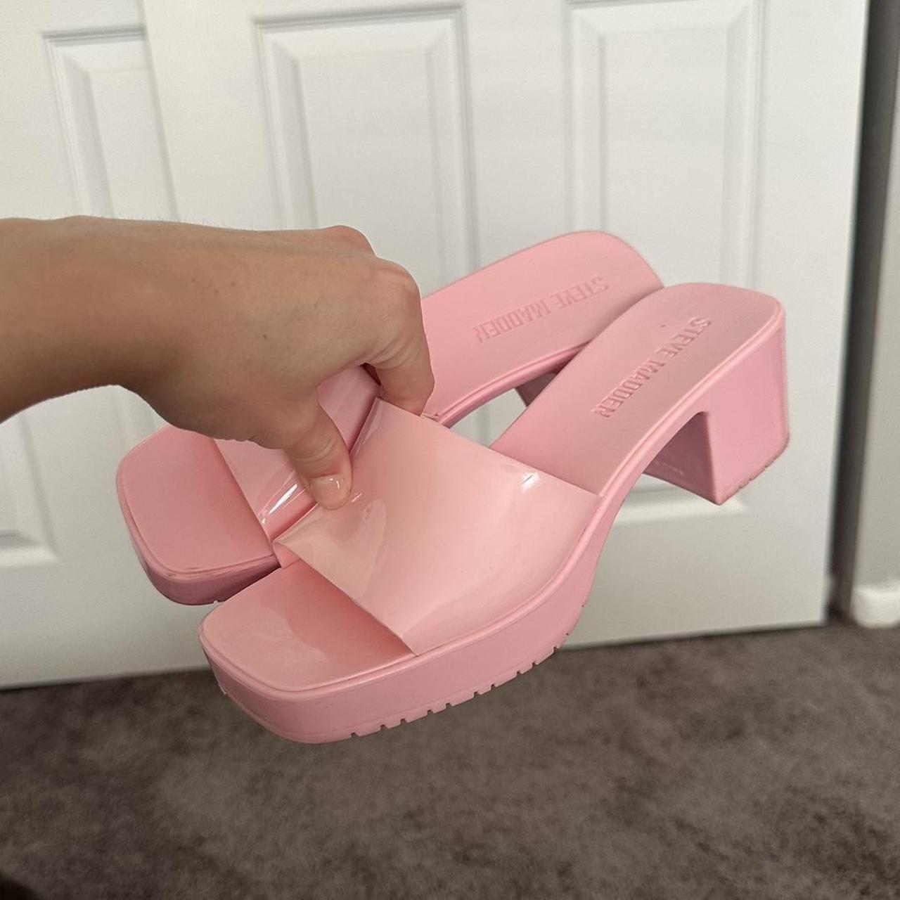Steve Madden pink mule sandals (Gucci dupe) |... - Depop