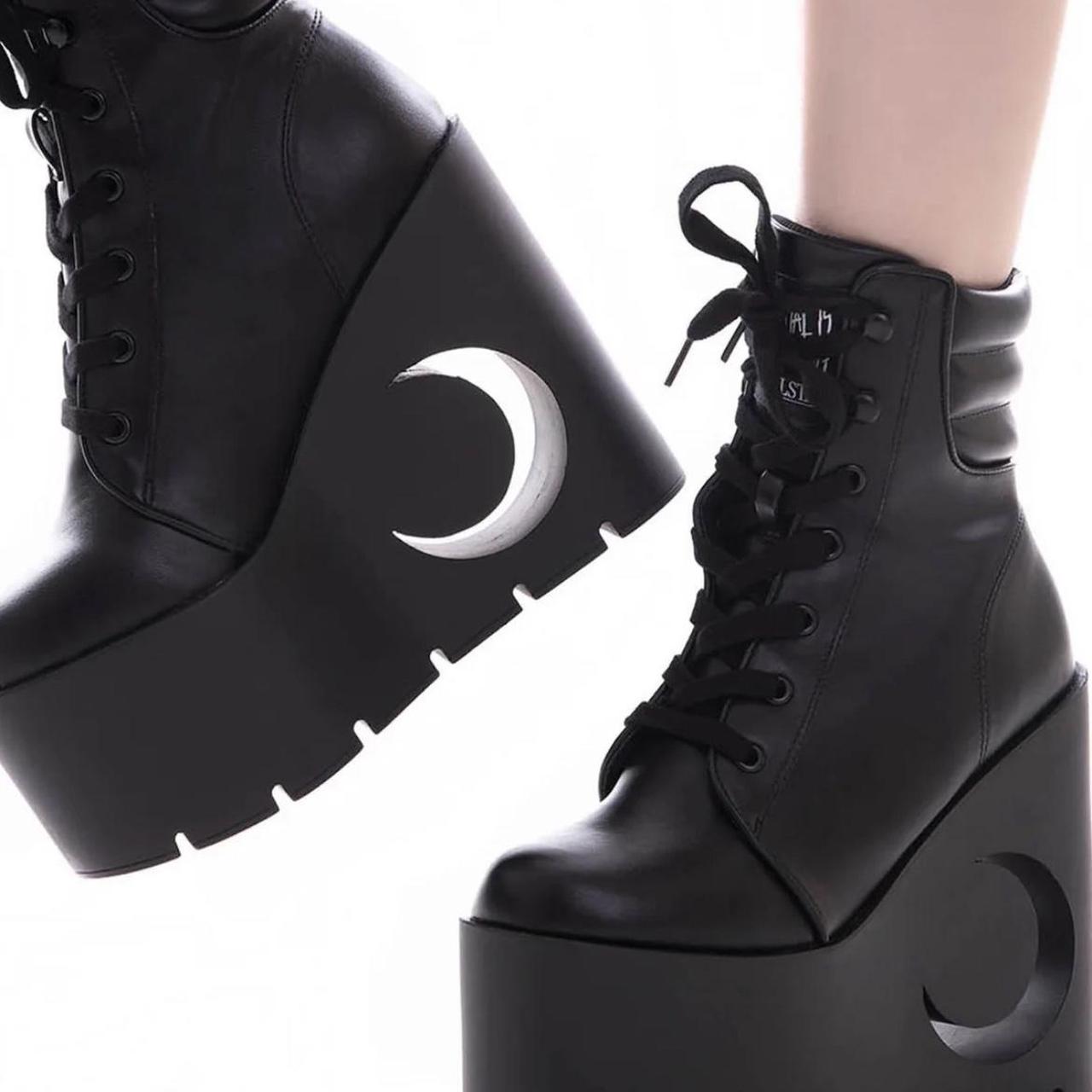 Killstar moon platform boots. There’s a couple of... - Depop