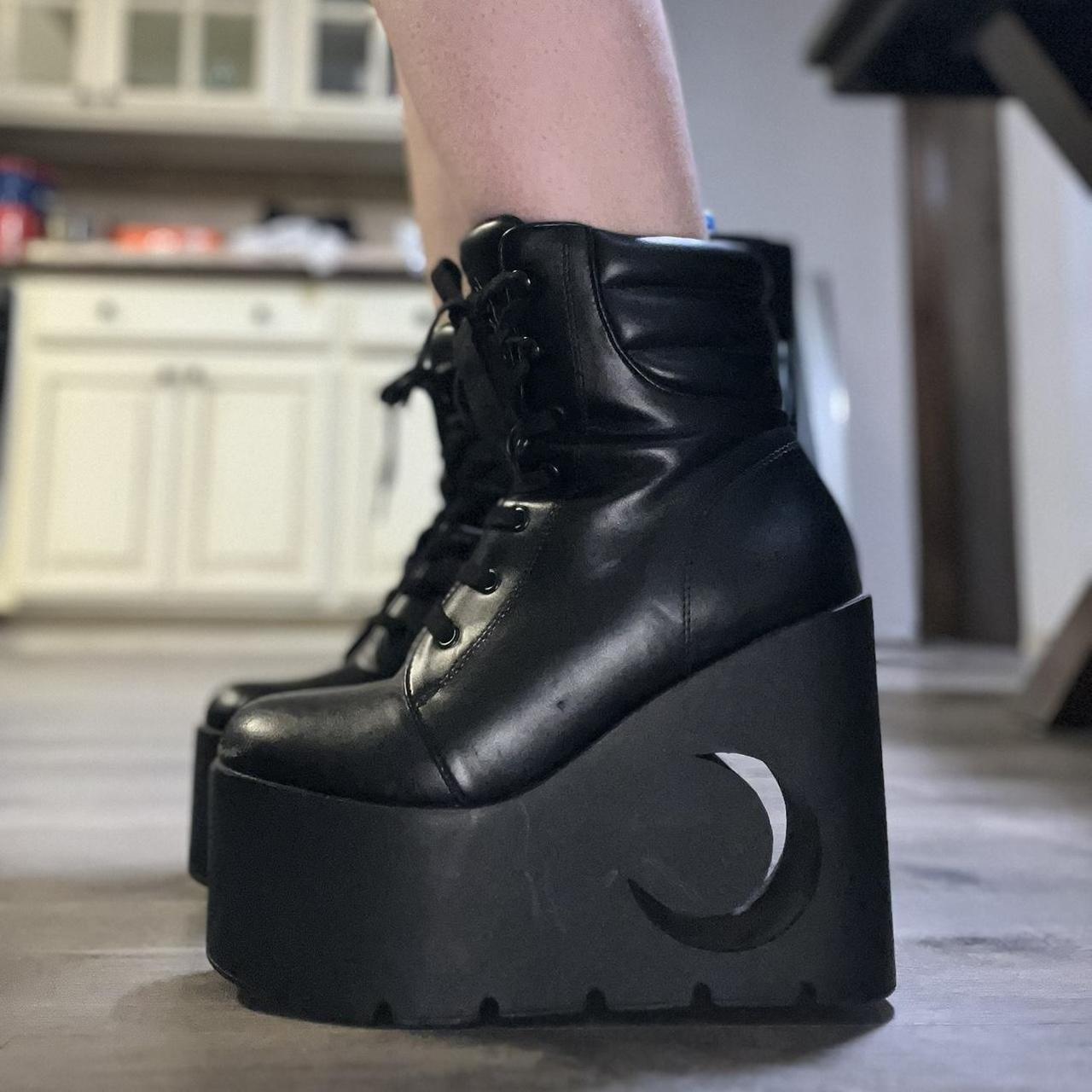 Killstar moon platform boots. There’s a couple of... - Depop