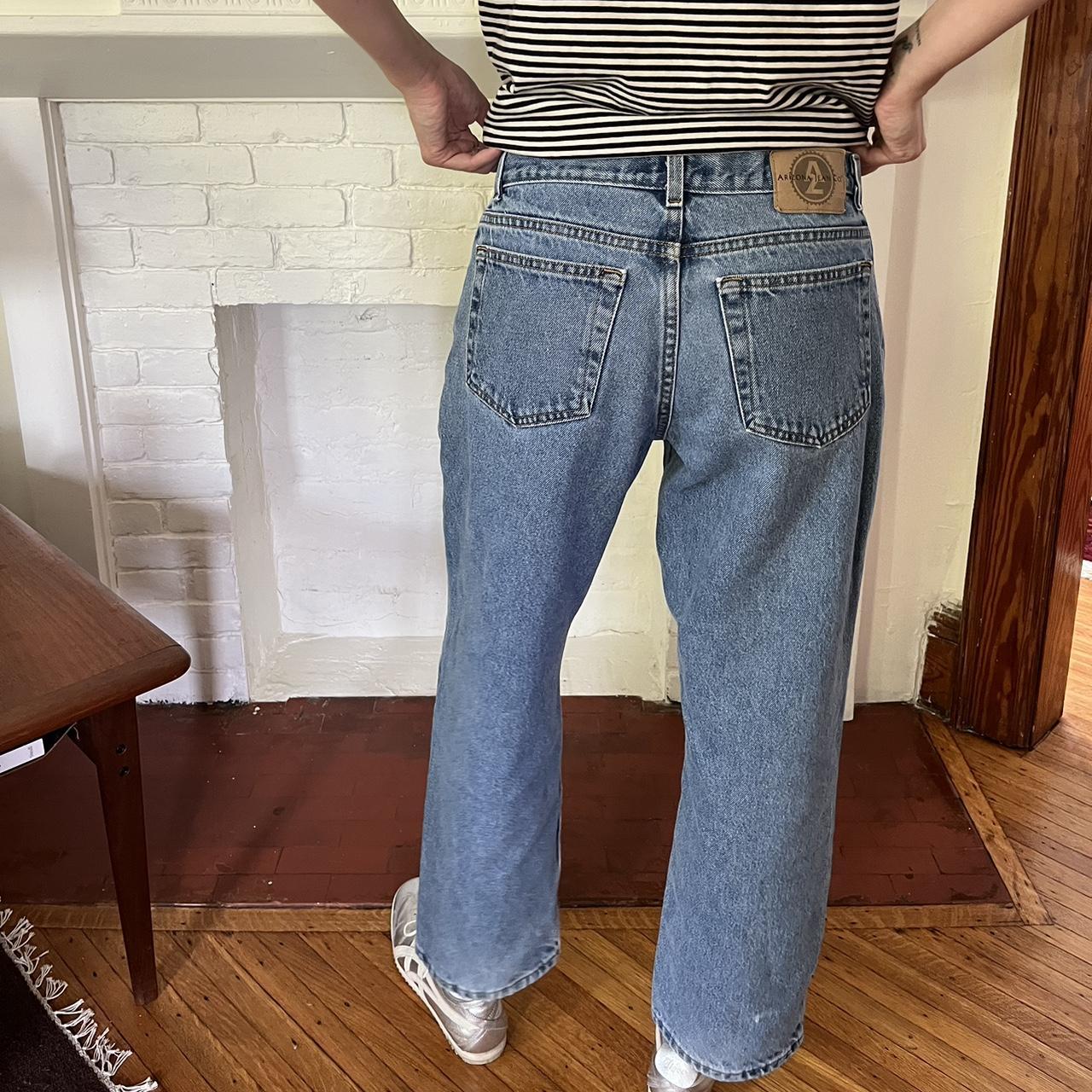 vintage arizona mom jeans 15in flat lay 11in... - Depop