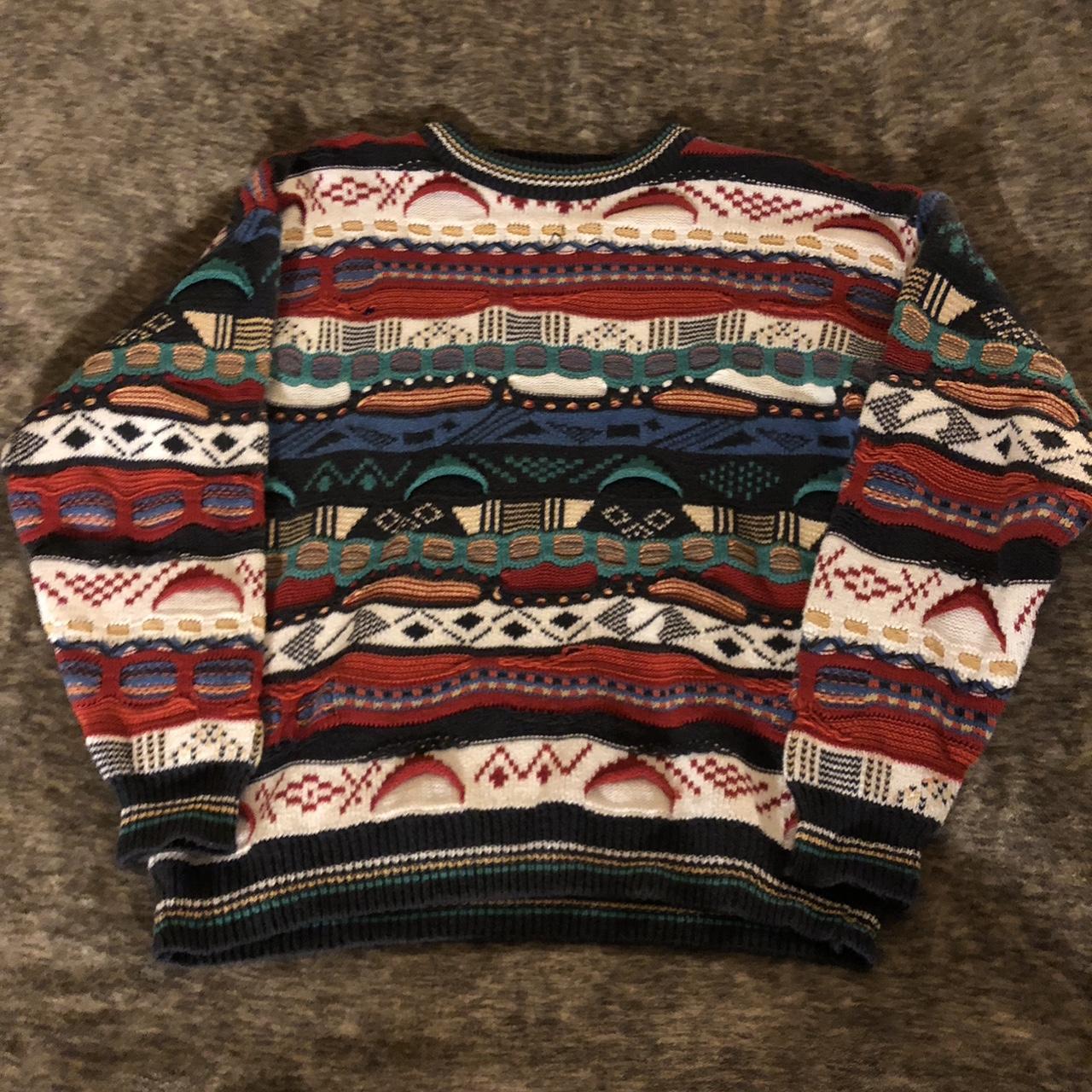 Coogi style sweater Waterfront Workshop... - Depop