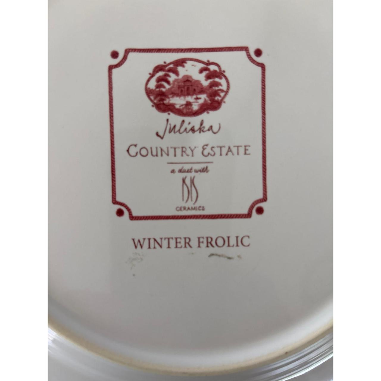 Juliska Country Estate Winter Frolic Plate... | Depop