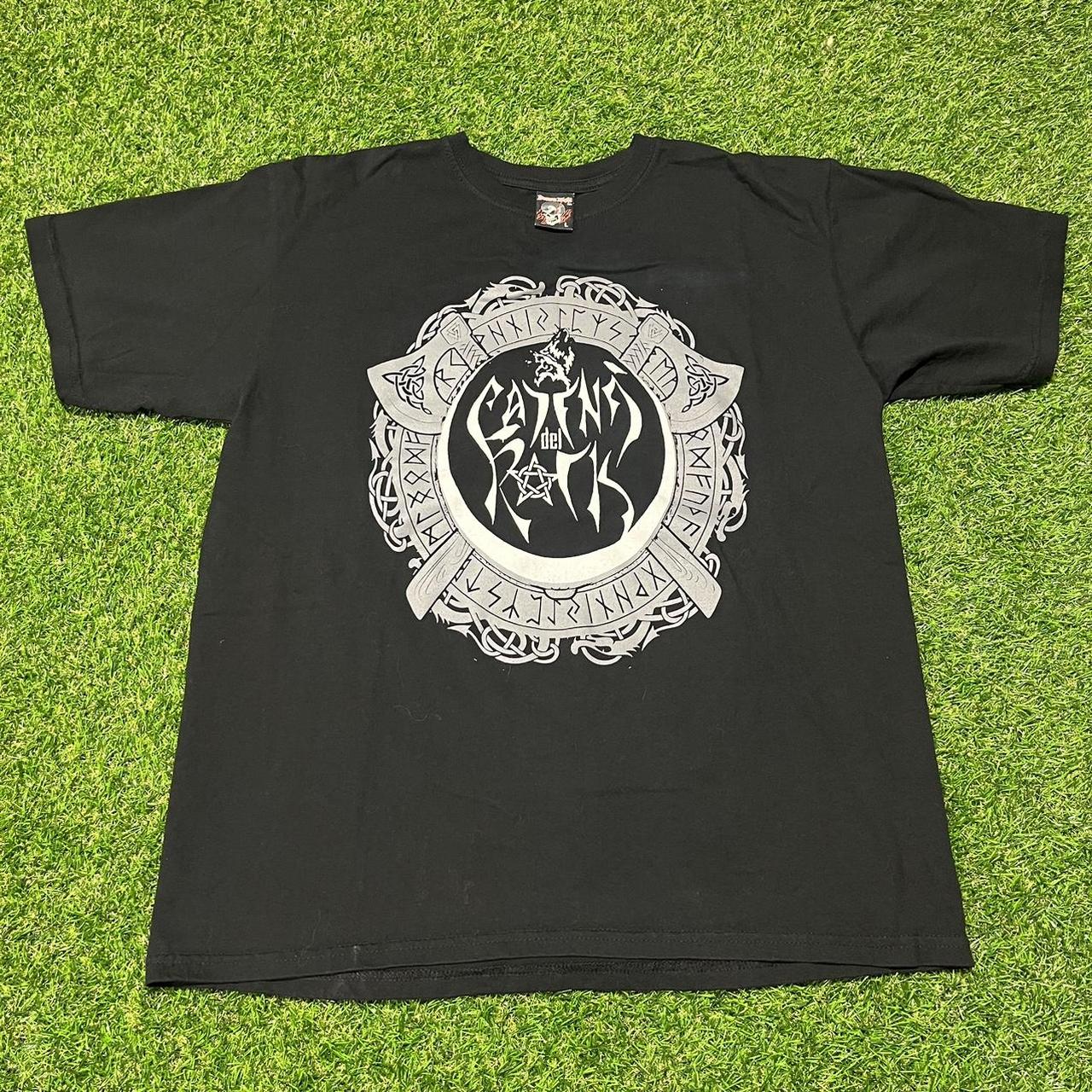 Y2K Demon Night T-Shirt Made in Mexico Men’s L - Depop