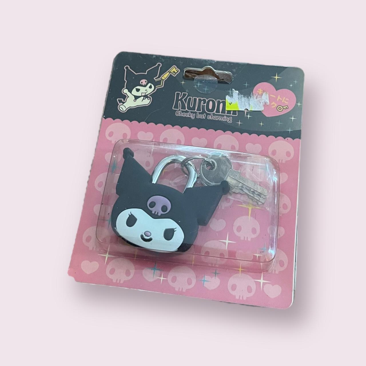 sanrio kuromi small lock and keys new in packaging... - Depop