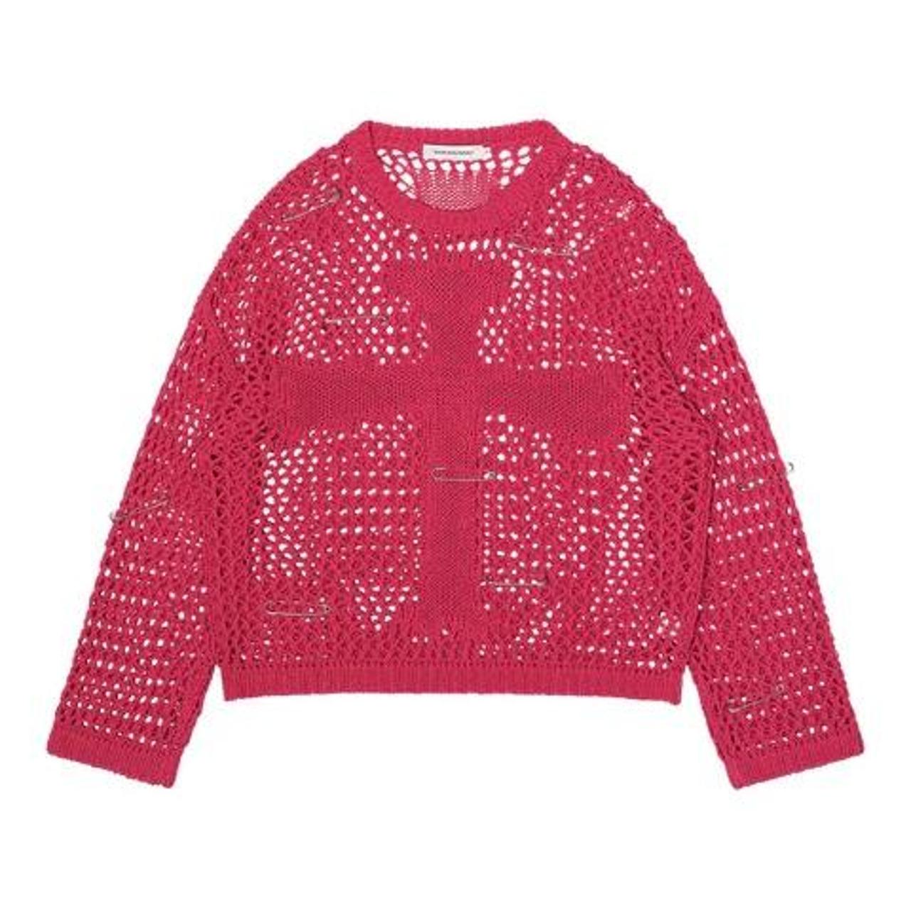 RACER WORLDWIDE ULTRA RARE pink / red sweater out of... - Depop