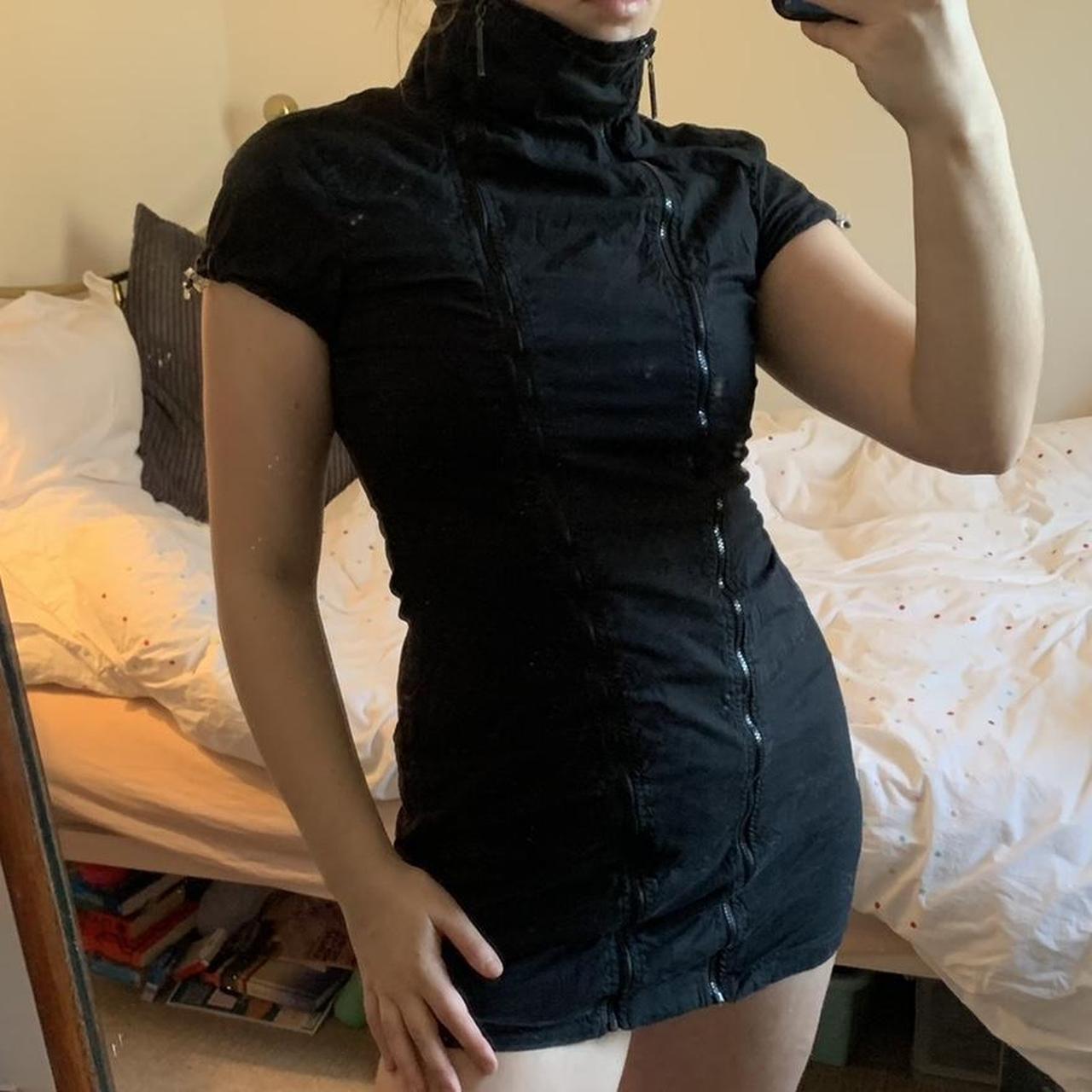 Wow!! Insane bench cargo dress mini, black with two... - Depop