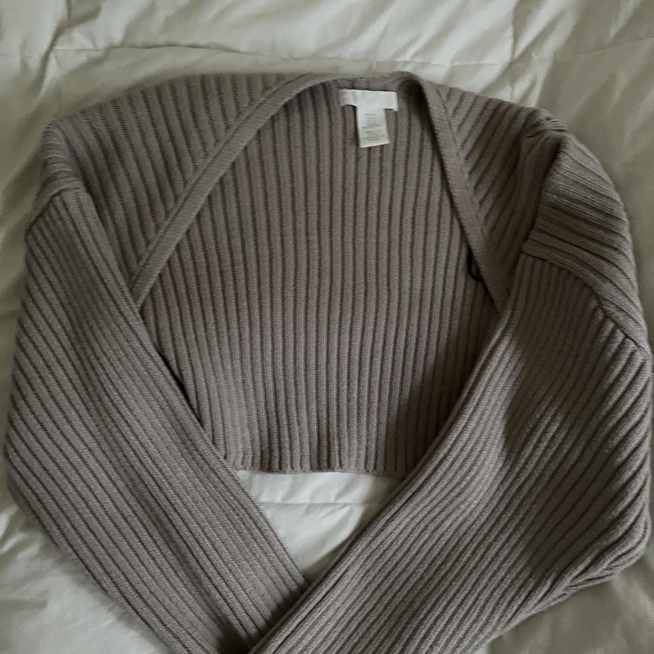 H&M Women's Tan Cardigan | Depop