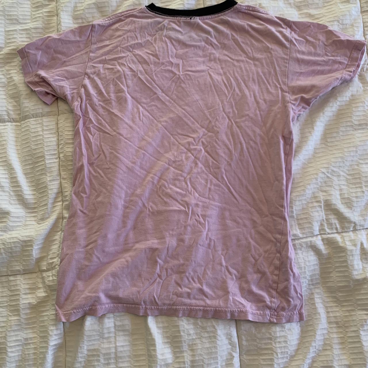 Obey pink fire logo tee Really soft 100%... - Depop
