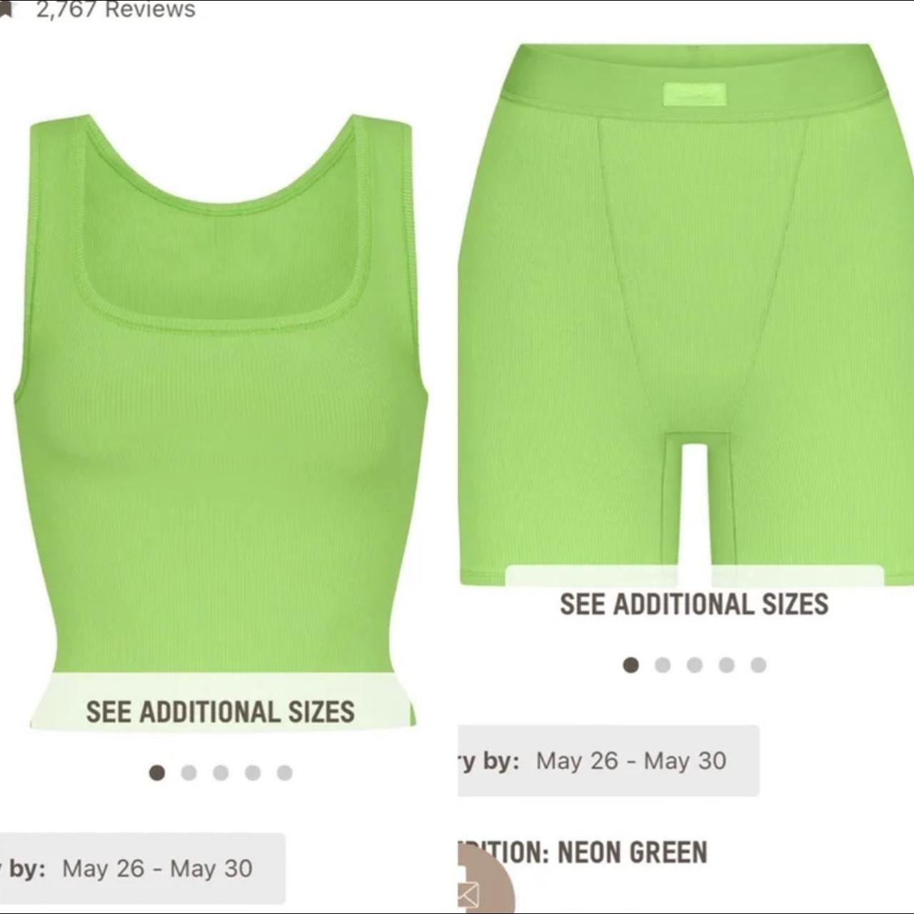 Skims Cotton Rib Tank and Cotton Rib Boxer Bundle... - Depop