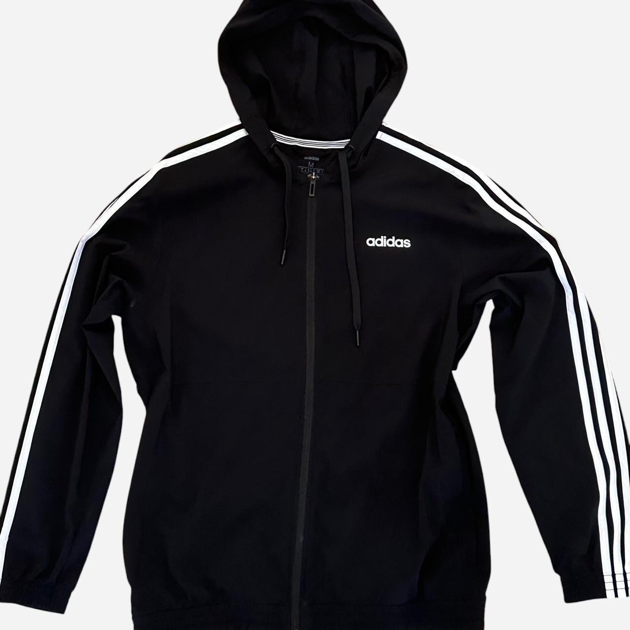 adidas lightweight jacket size medium, fits large... | Depop