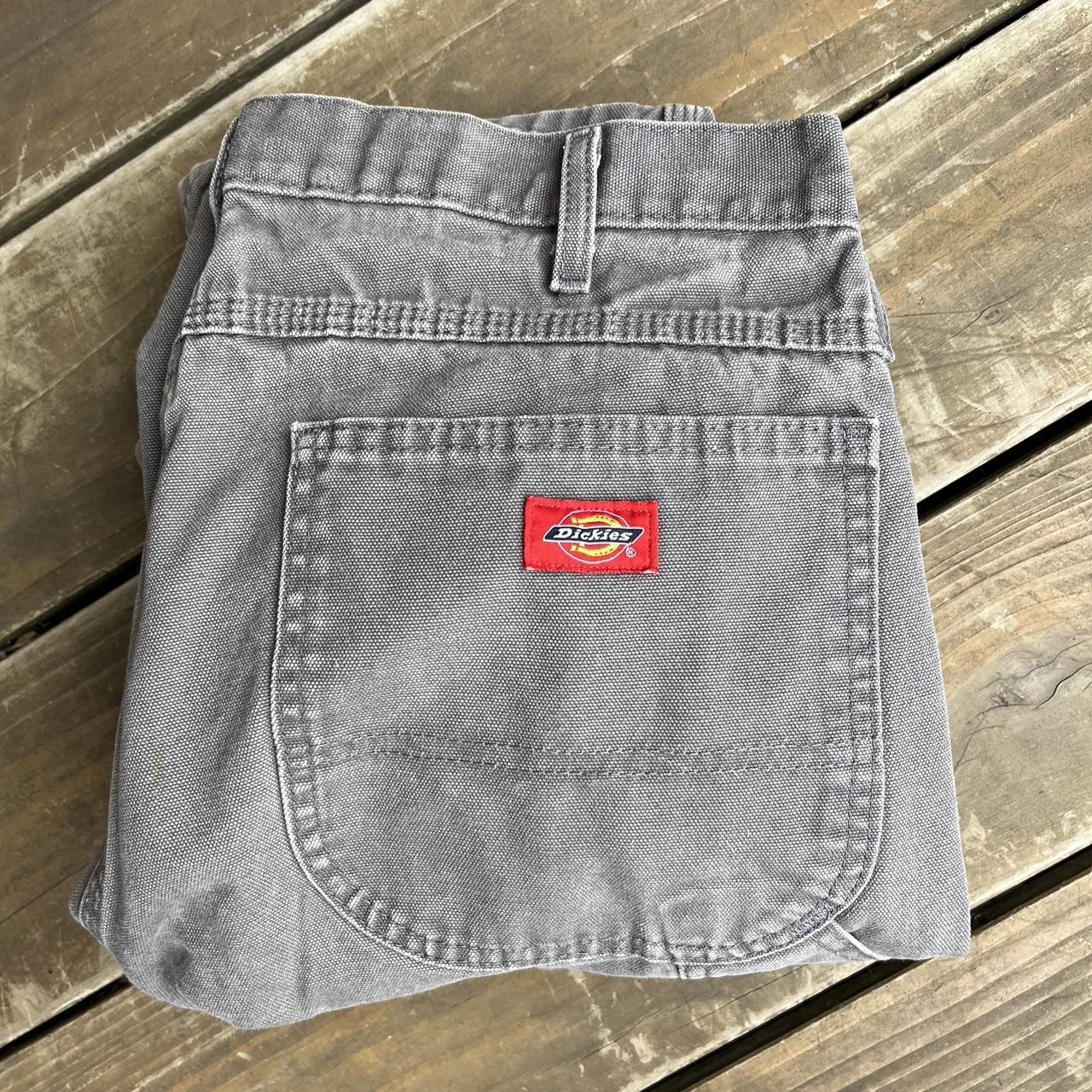 Gray Dickies carpenter pants Size: 34x32 Wear as... - Depop