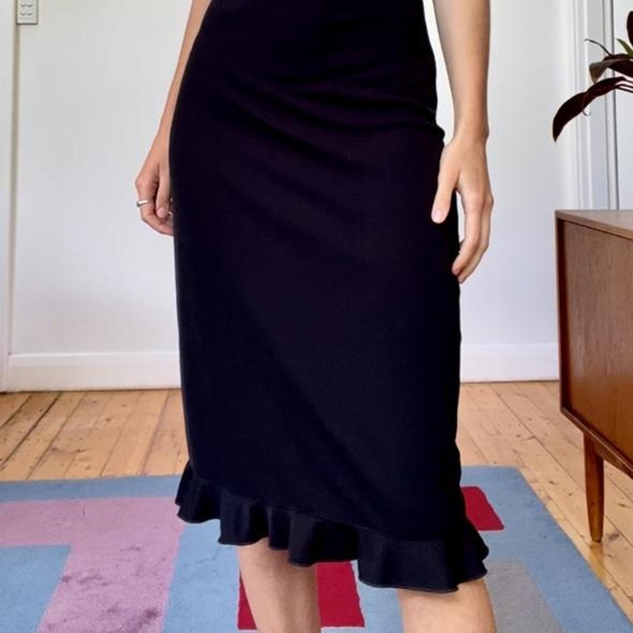 Perfect 90s Black Dress Size 10 Pictured on a tall... - Depop