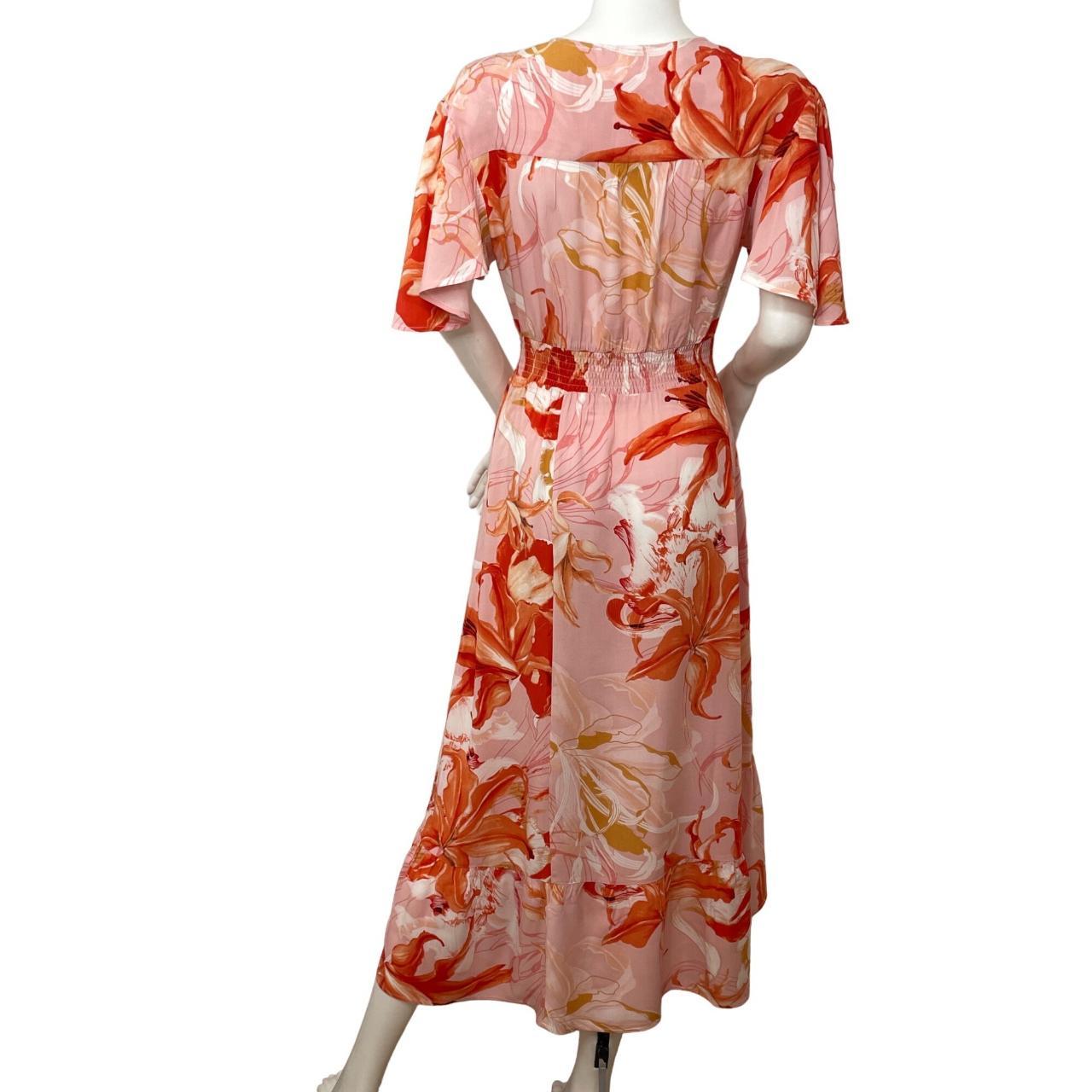 0599A- Abel the Label Dress, S, Floral, lilies,... - Depop