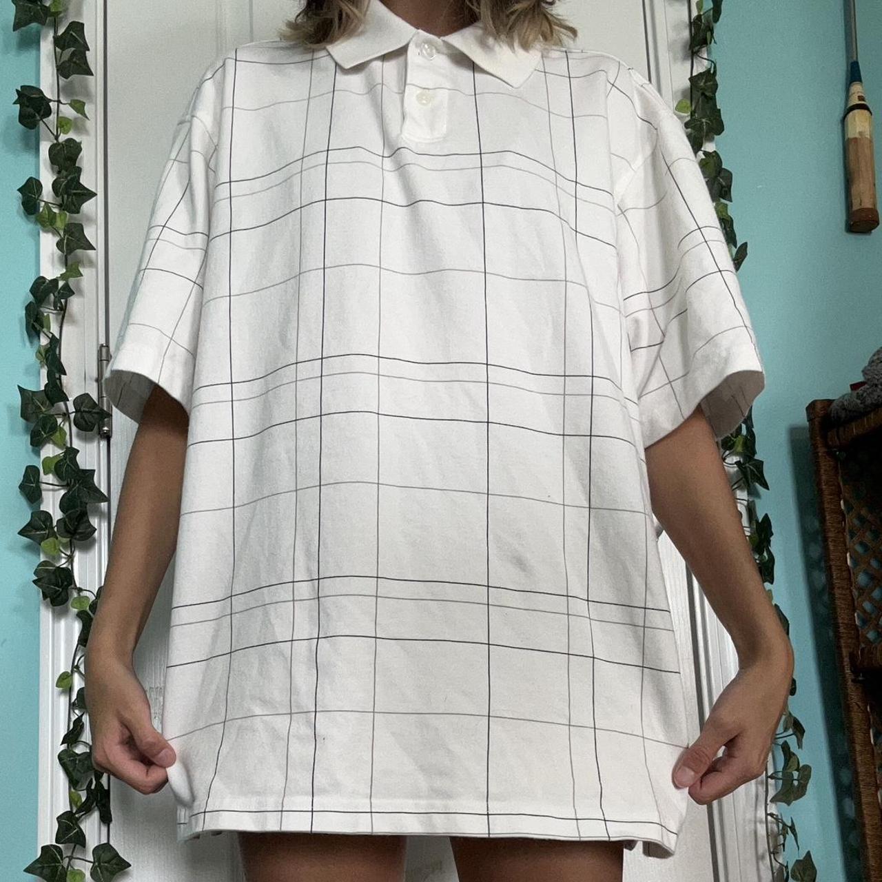 Preppy Polo Cute polo with a grid style, I used to... - Depop