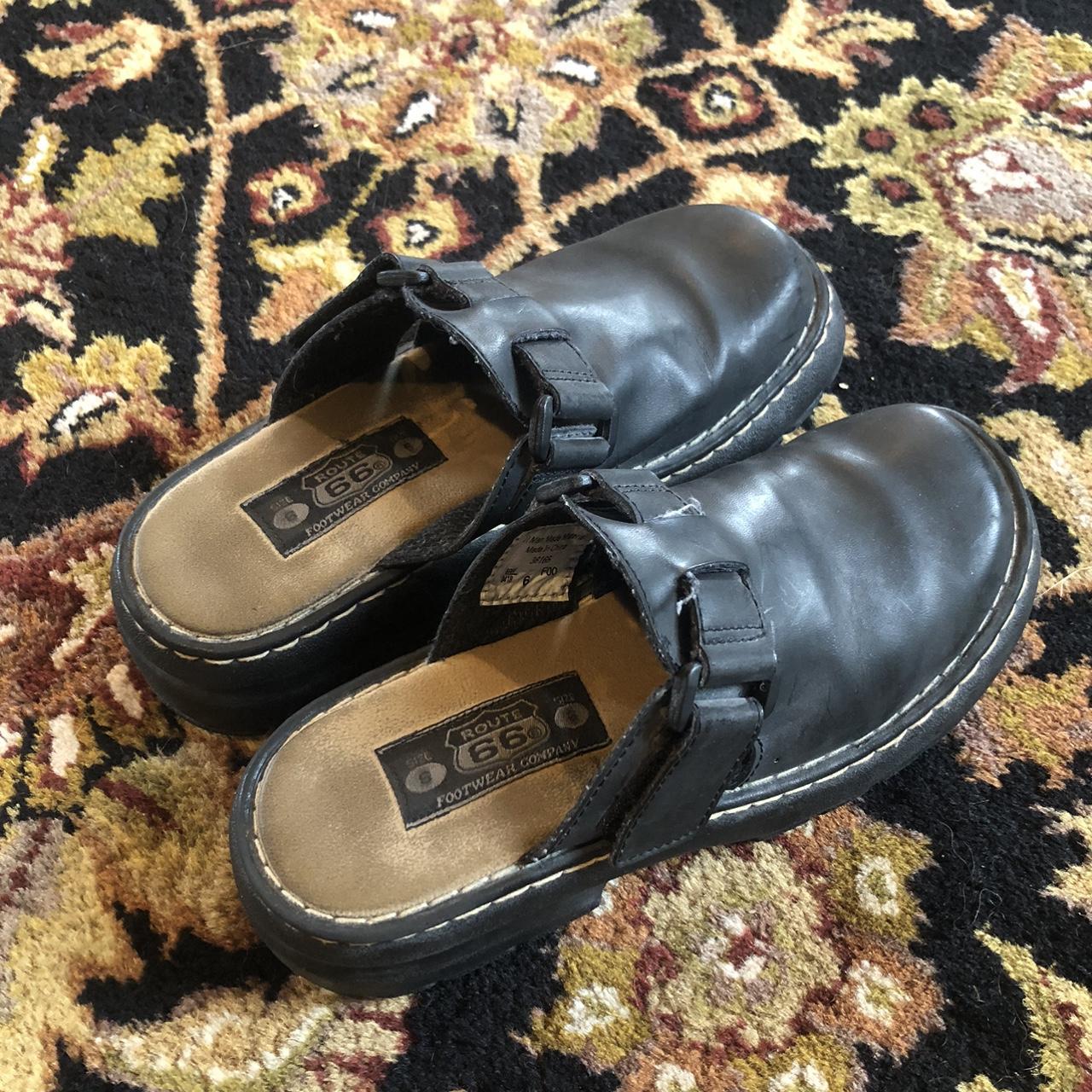 The cutest black clogs with doc marten style... - Depop