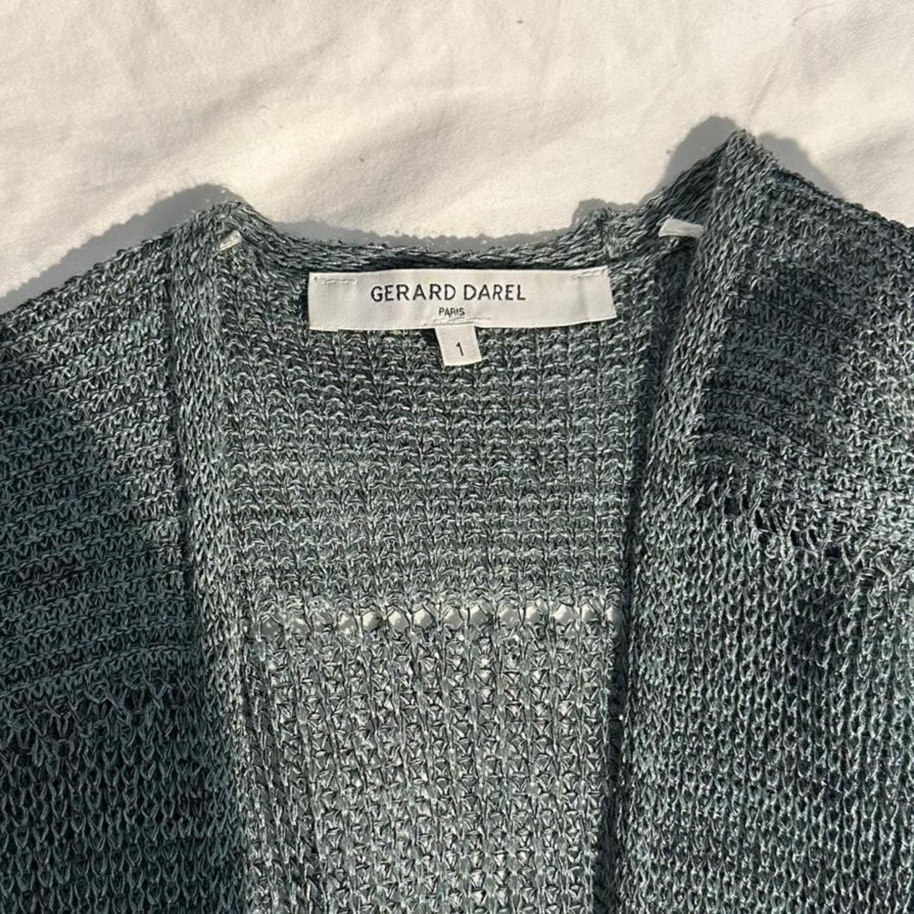 Gerard Darel green cardigan ️ i bought this at a... - Depop