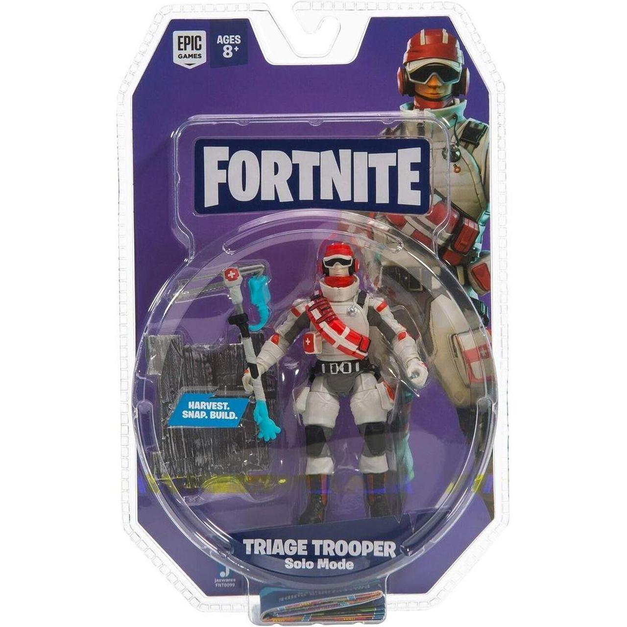 Fortnite Triage Trooper Solo Mode Core Figure Pack... | Depop