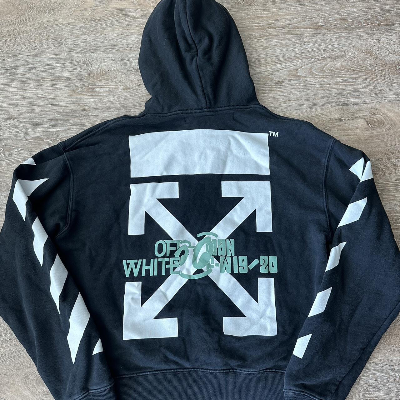 Off-White Diag Waterfall Hoodie size SMALL, worn... - Depop
