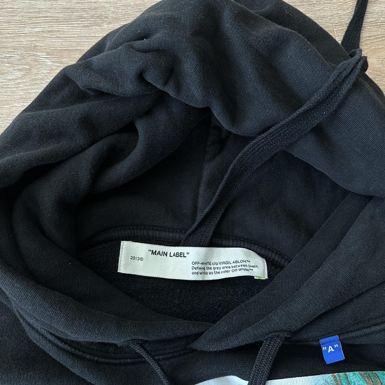 Off-White Diag Waterfall Hoodie size SMALL, worn... - Depop