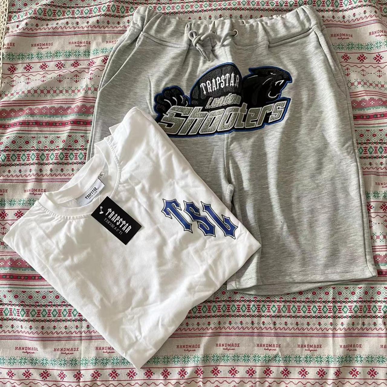 Trapstar Shooters Short Set 100% Authentic... - Depop