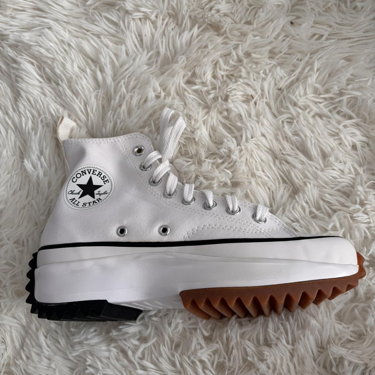 White platform converse sneakers. size 8.5 brand... - Depop