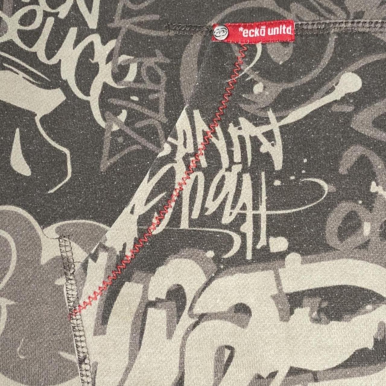 ⭑Rare Ecko Unltd. graffiti hoodie. Insane all-over... - Depop
