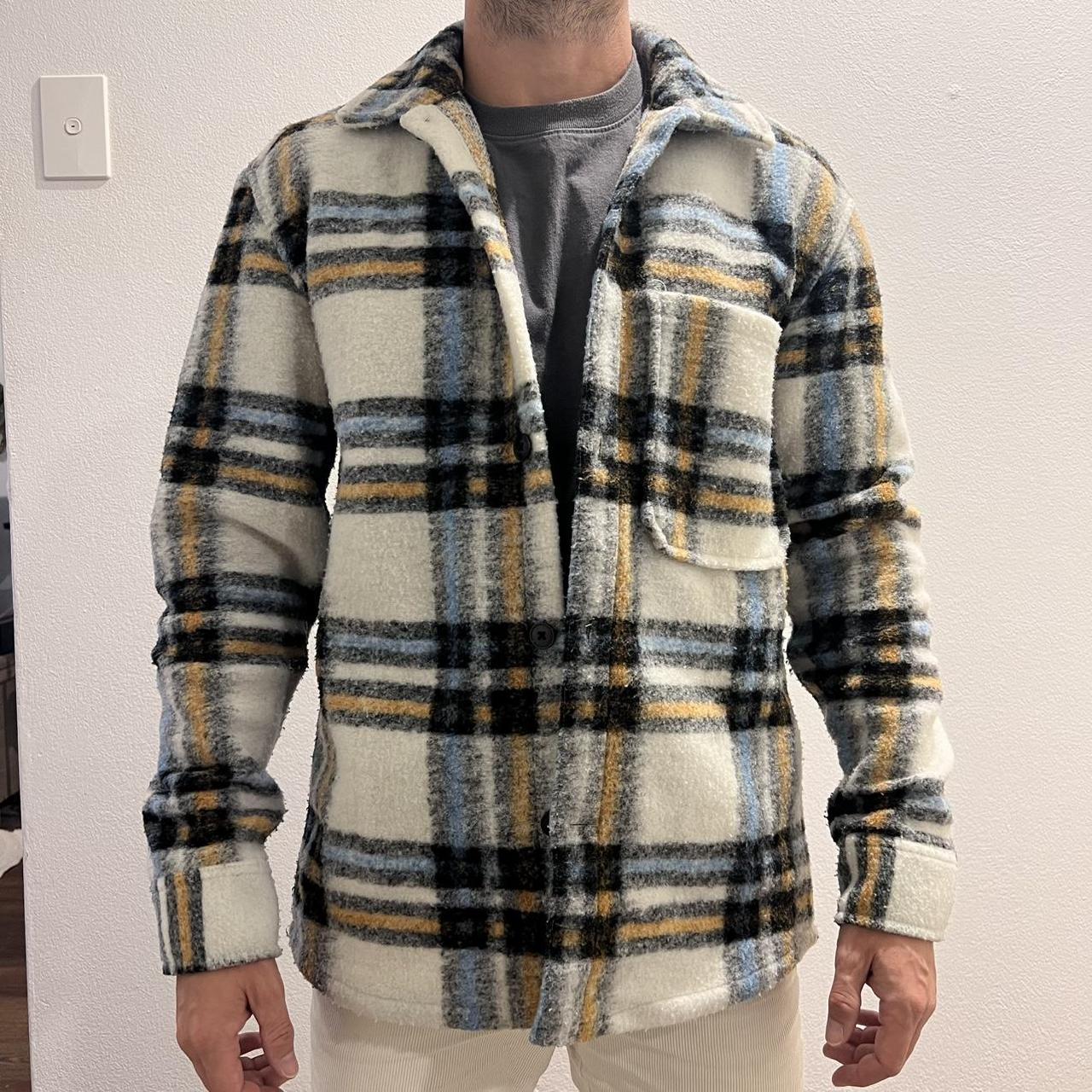 Checkered Shacket - Size Small | Depop