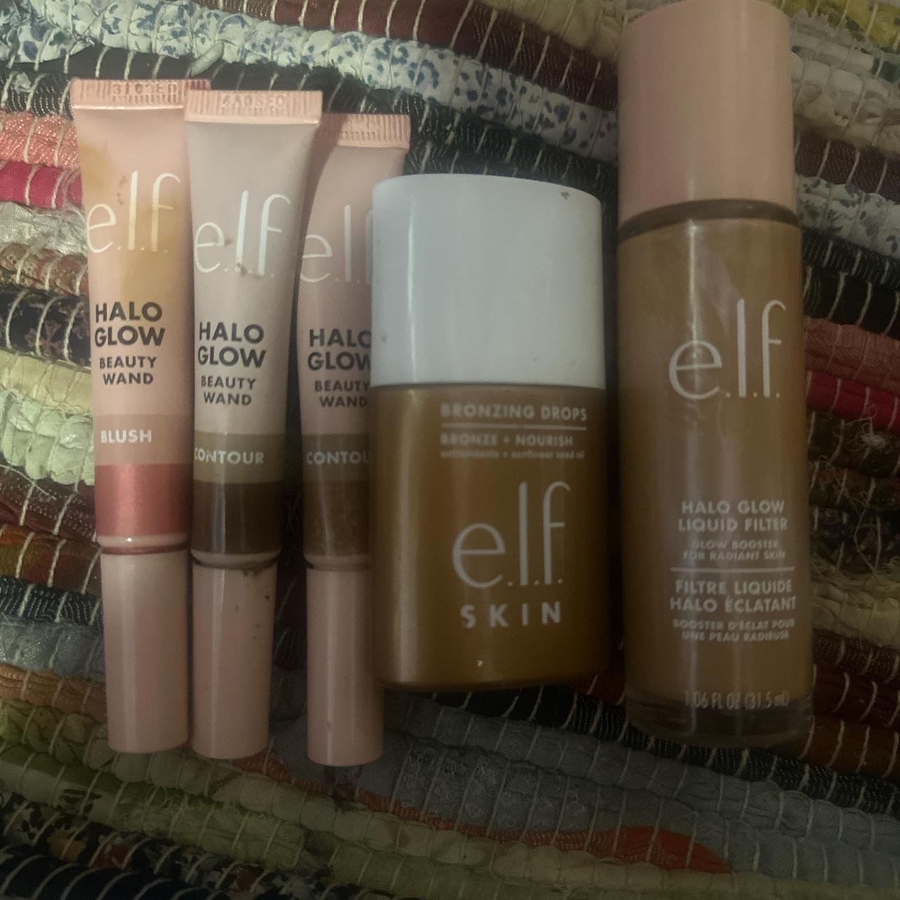 Elf makeup set - Halo glow beauty wand, bronzing... | Depop