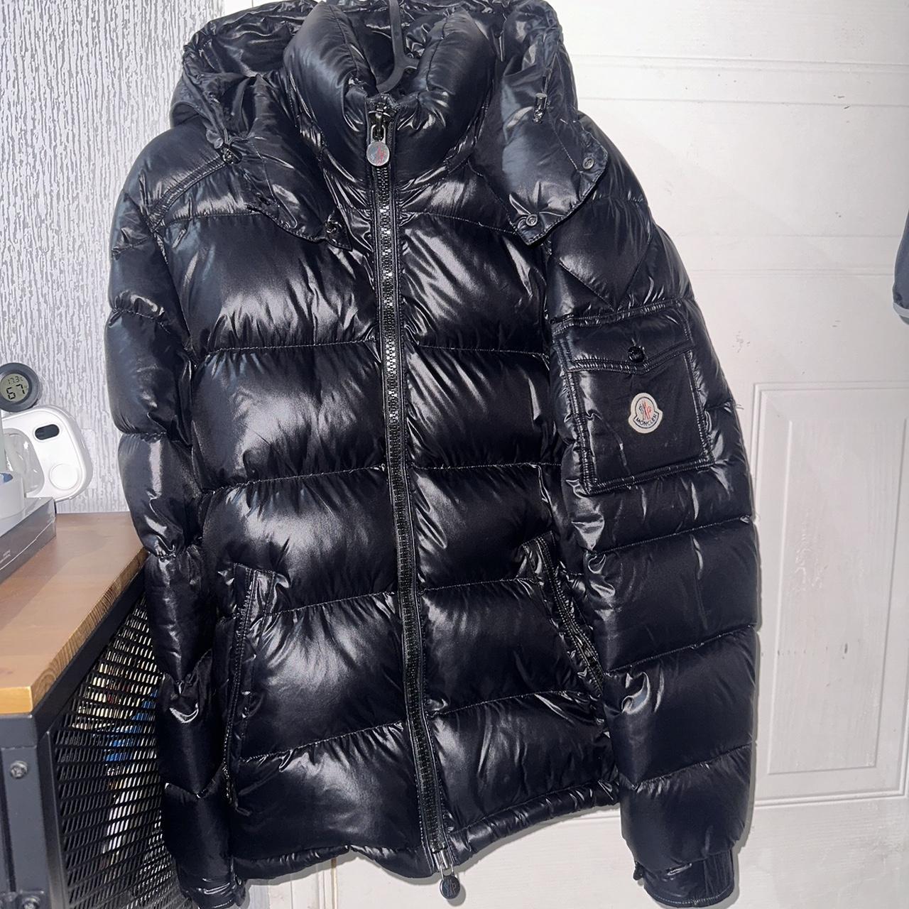 Moncler Maya Jacket 2023 Black Gifted from friends... | Depop