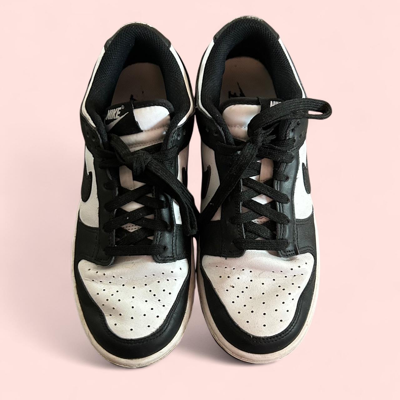 Nike Dunk Low Panda trainers #pandadunks Size 5 | Depop