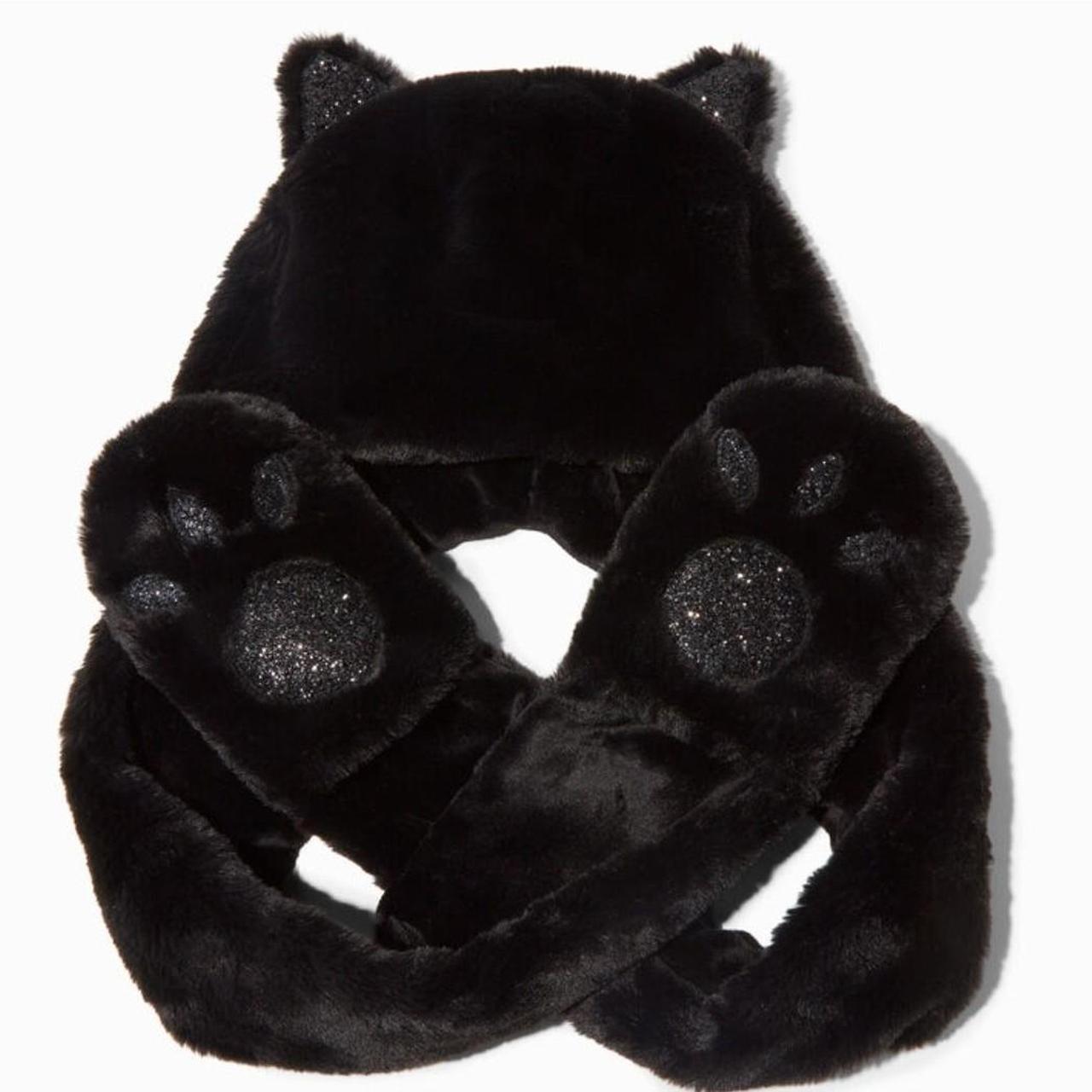 Cat hat with mittens animal anime hand warmer - Depop