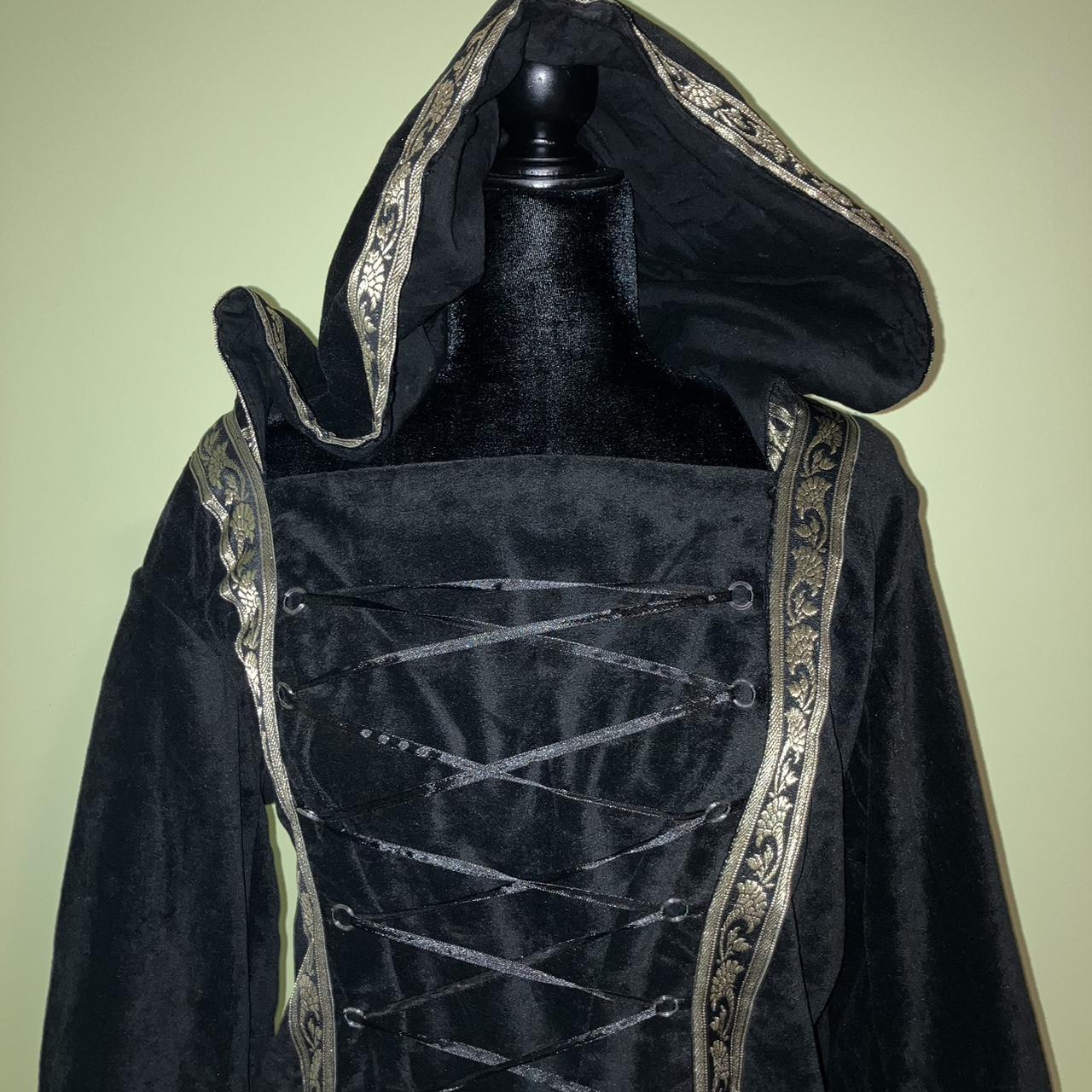 Gothic Renaissance Wizard Wench black Velvet full... - Depop