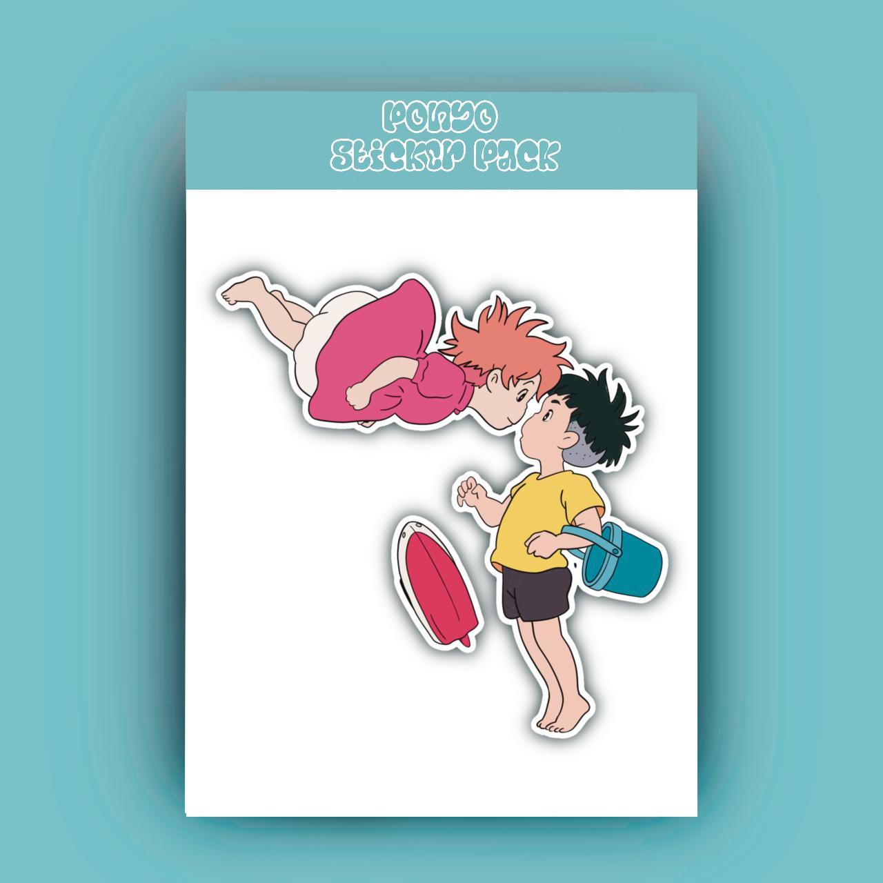 Ponyo Sticker pack water resistant matte finish 1... - Depop