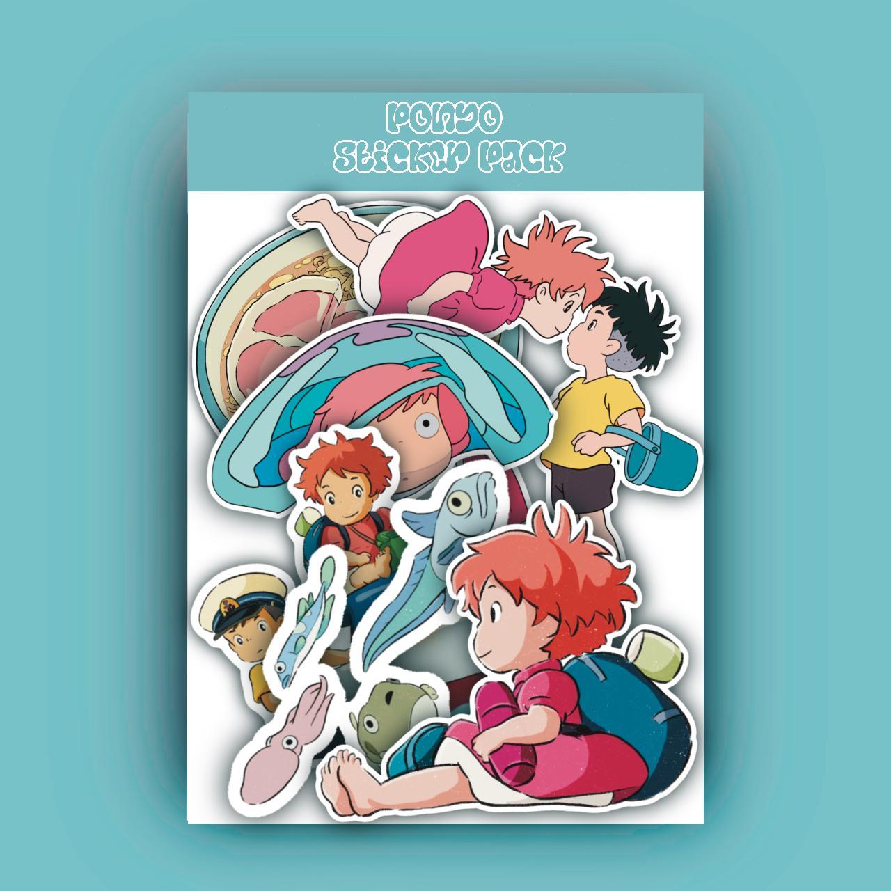 Ponyo Sticker pack water resistant matte finish 1... - Depop