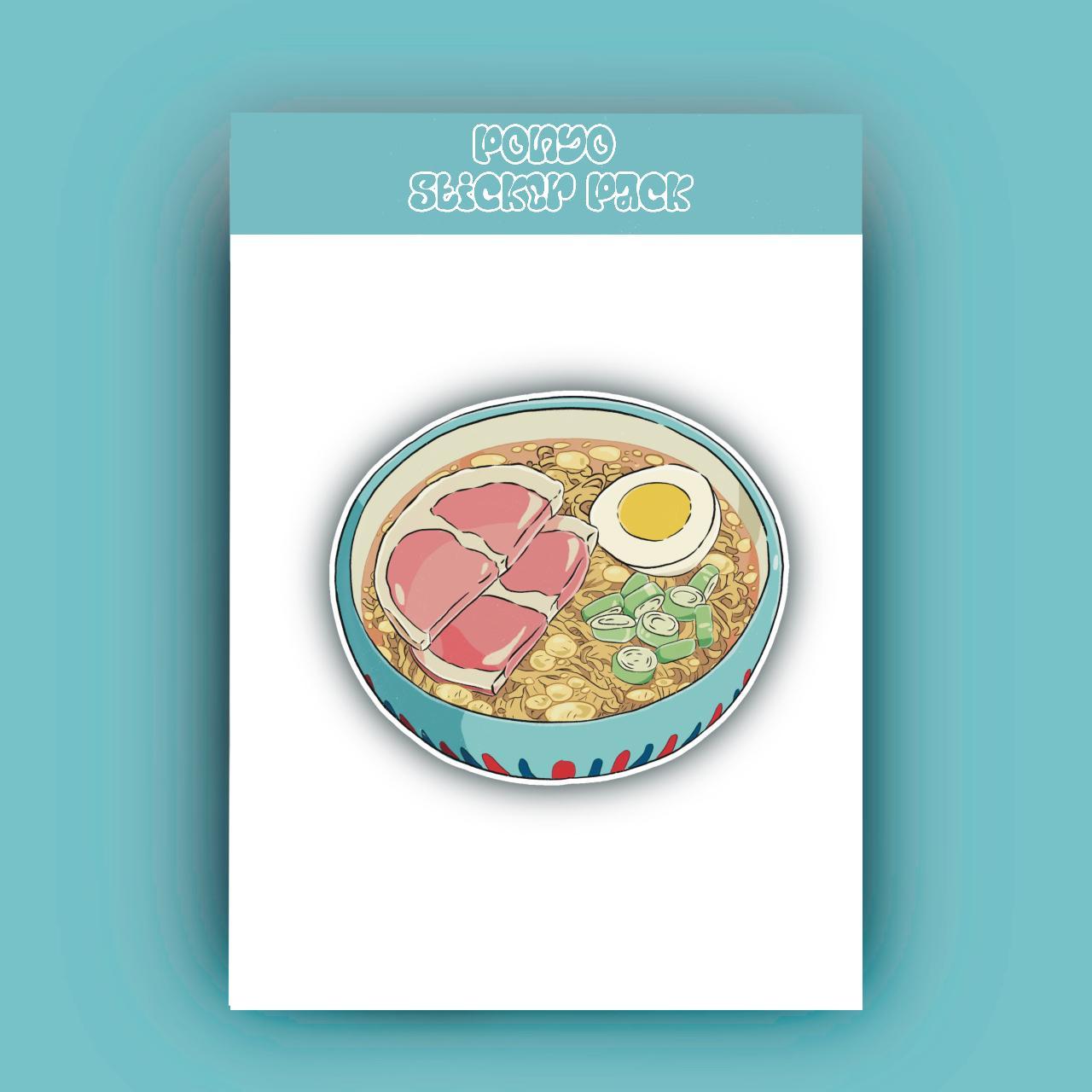 Ponyo Sticker pack water resistant matte finish 1... - Depop