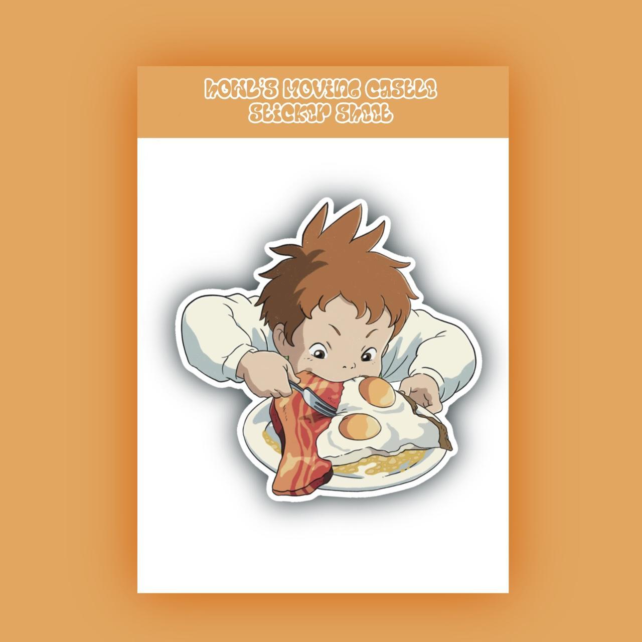 Howls moving castle sticker pack Die Cut WaterProof... - Depop