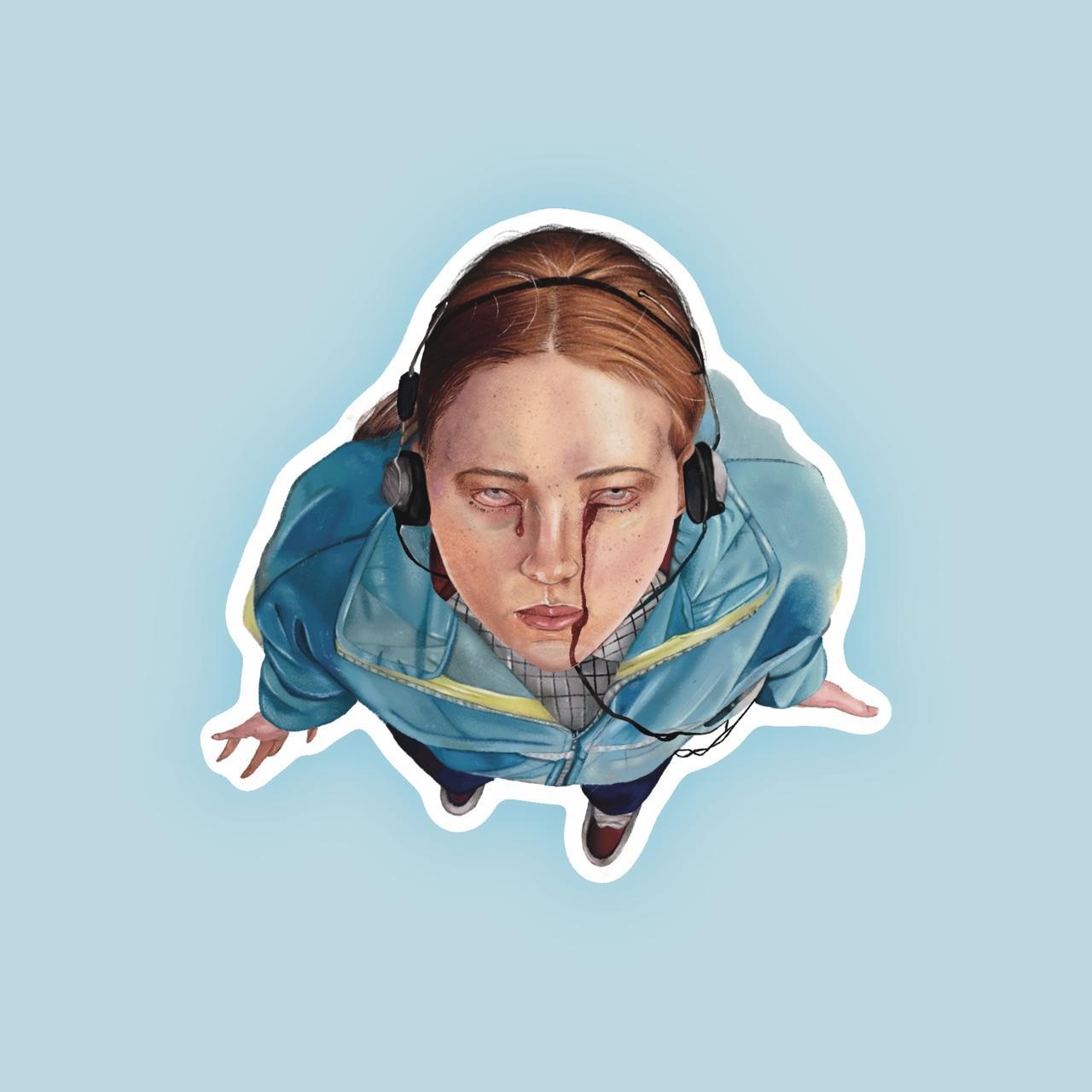 Stranger things max Sticker Water resistant die... - Depop