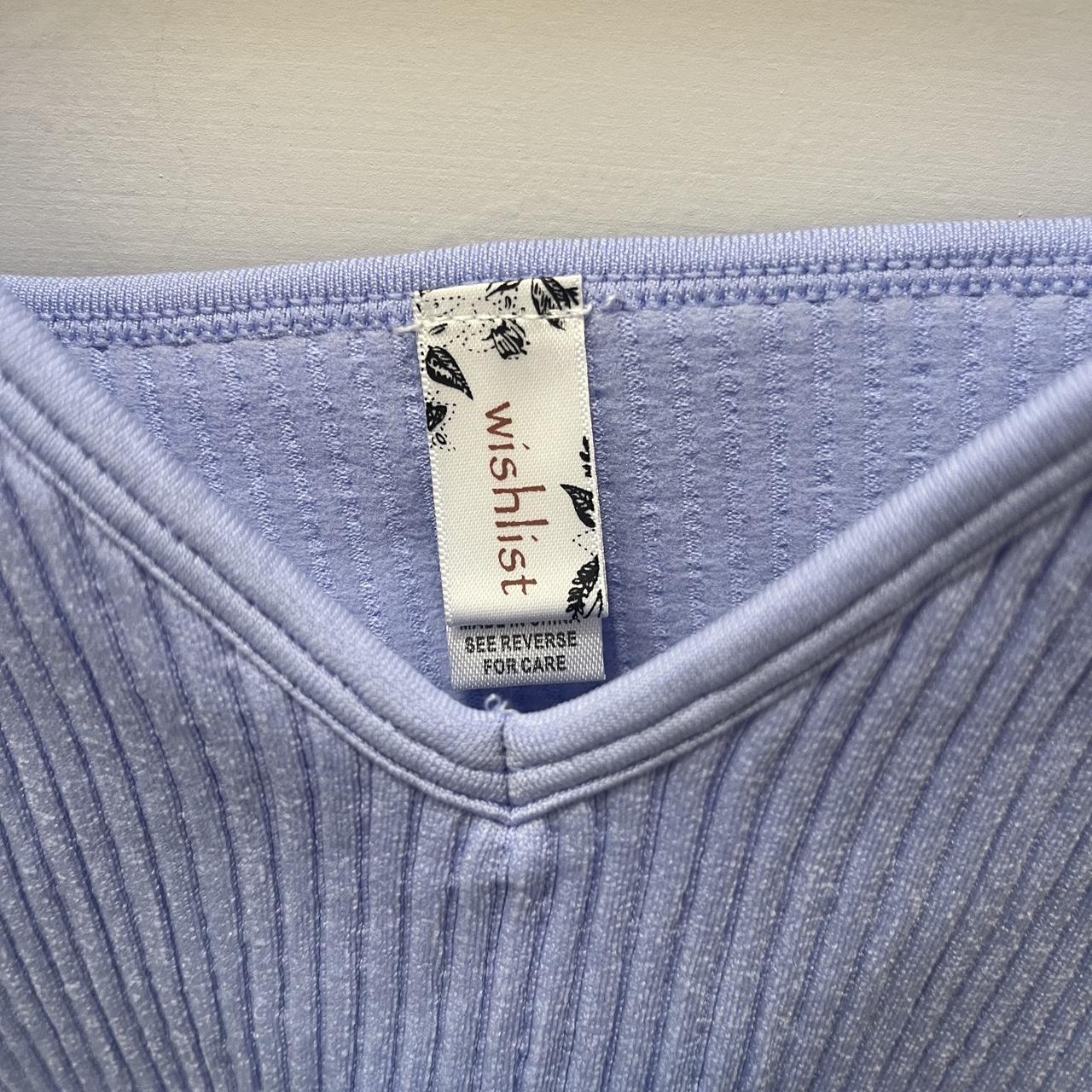 Dry goods periwinkle purple top (BRAND NEW) size M/L... - Depop