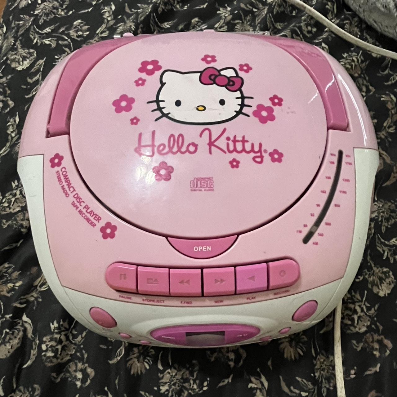 Hello Kitty Pink and White Cds-and-vinyl | Depop