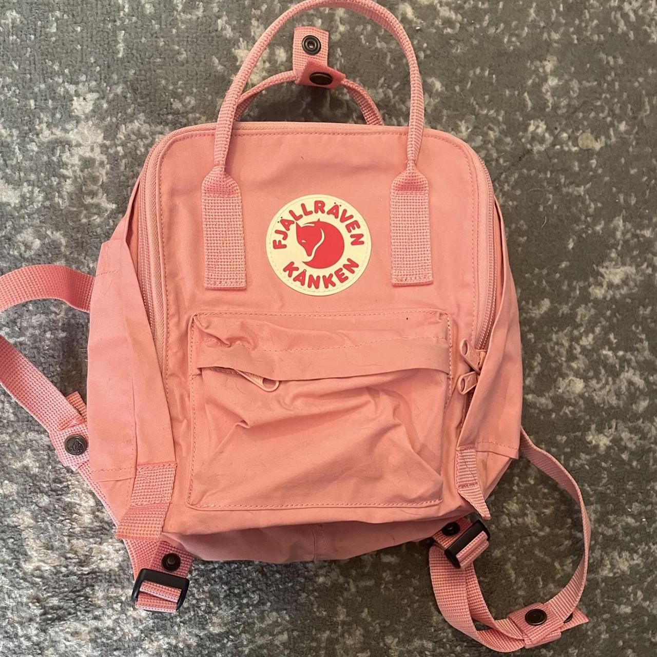 Pink Fjallraven, Kanken Mini Classic Backpack -only... - Depop