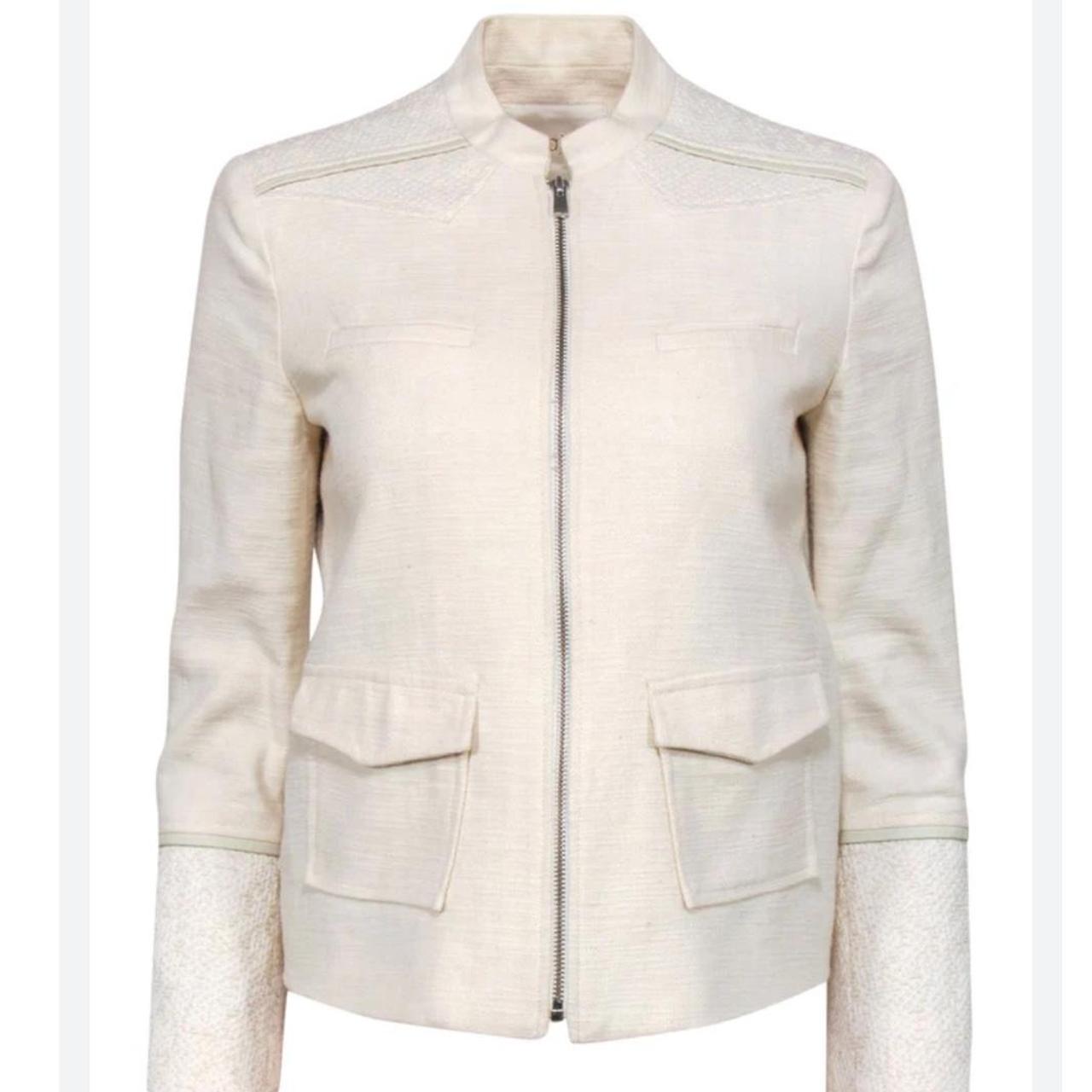 Stunning cream maje tailored jacket with gorgeous... - Depop