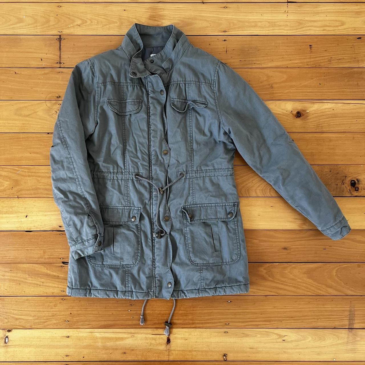 Camo green jacket | fully lined & very warm - Depop