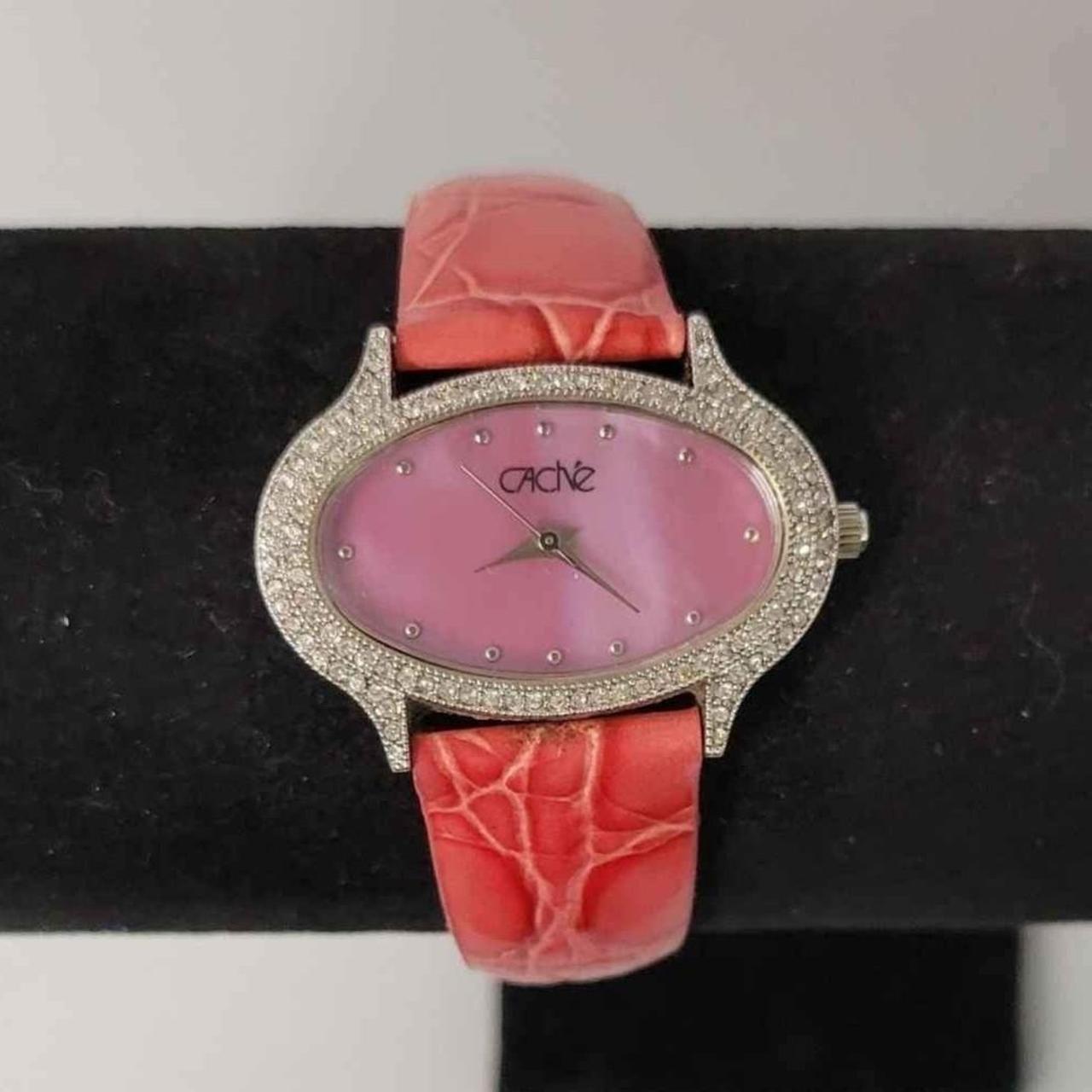 New! "Caché" Women's Silver Tone Watch with New... - Depop