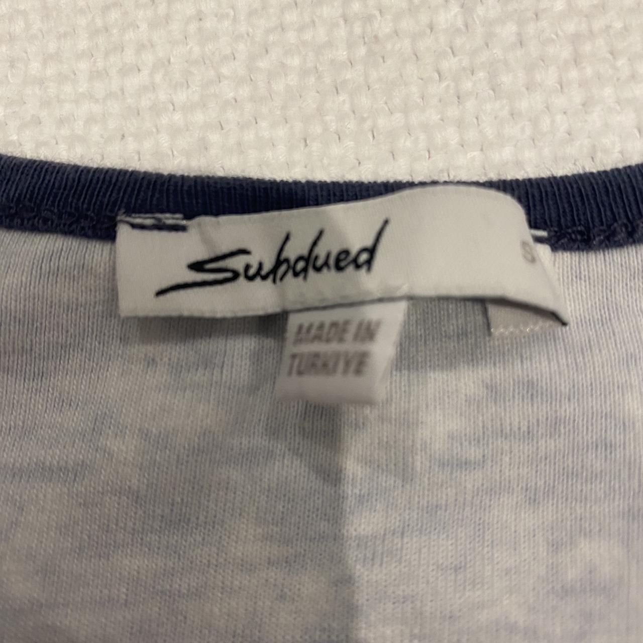 Subdued blue tank top Cute blue patterns Comfy - Depop